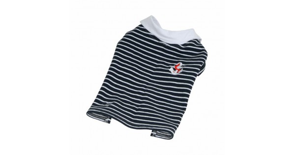 Blauw gestreept matrozen thirt