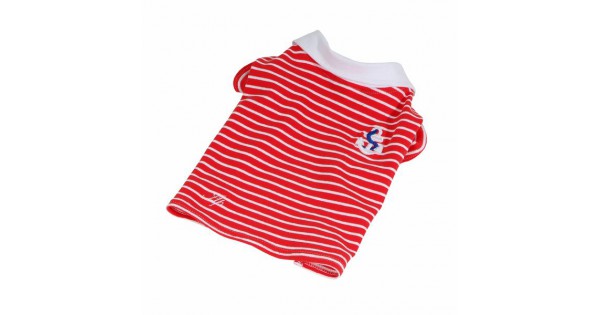 Rood gestreept matrozen shirt
